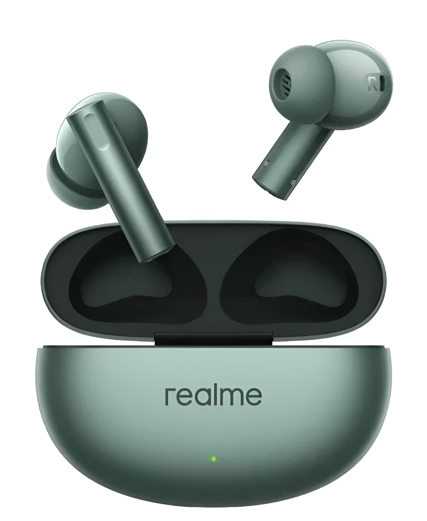 Беспроводные наушники Realme Buds Air 6, Bluetooth 5.3, влагозащита, зеленый