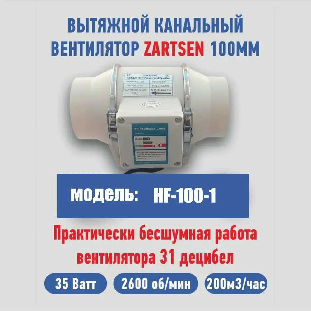 Вентилятор приточно-вытяжной бытовой