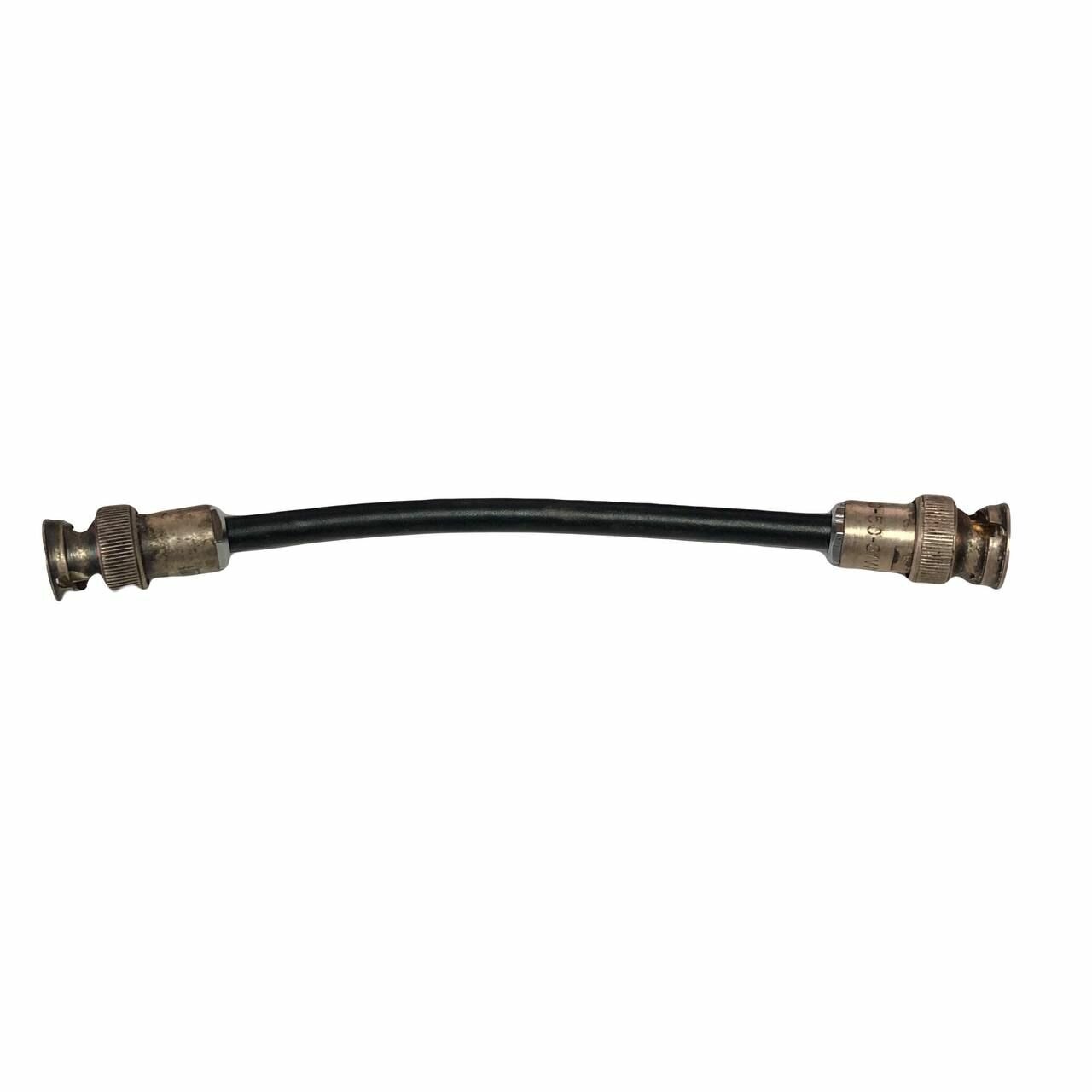 Кабель соединительный черный BNC-50-3/W1 50 Ом папа, 15 см