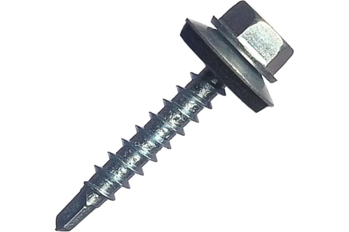 Саморезы кровельные 5.5х25 оцинкованные, 1кг (158шт)