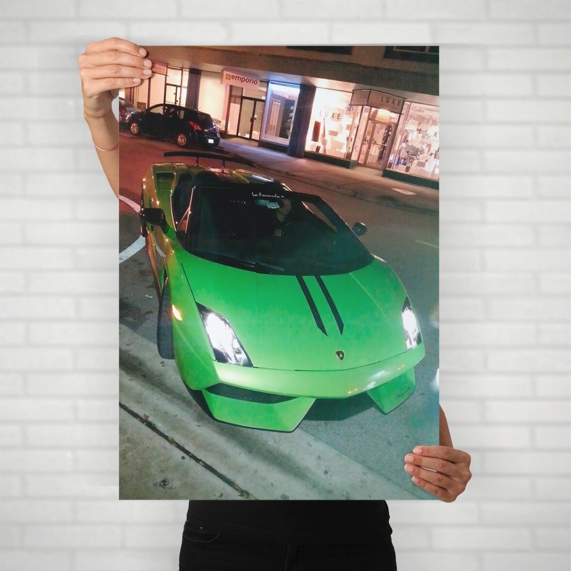 Плакат на стену для интерьера Кабриолет (Lamborghini Gallardo LP570-4 Spyder Perfomante 4) А1 (60x84 см)