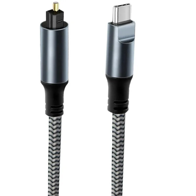 (J M X W) Оптический Аудиоадаптер USB-C (Папа) - TOSLINK SPDIF кабель