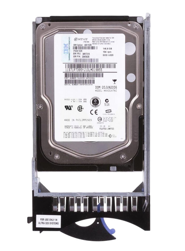 Жесткий диск IBM 146,8Gb 15000 U320SCSI 3.5" HDD CA06560-B45900BA