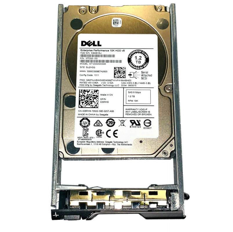 Жесткий диск Dell 400-AEFQ 1,2Tb 10000 SAS 2,5" HDD
