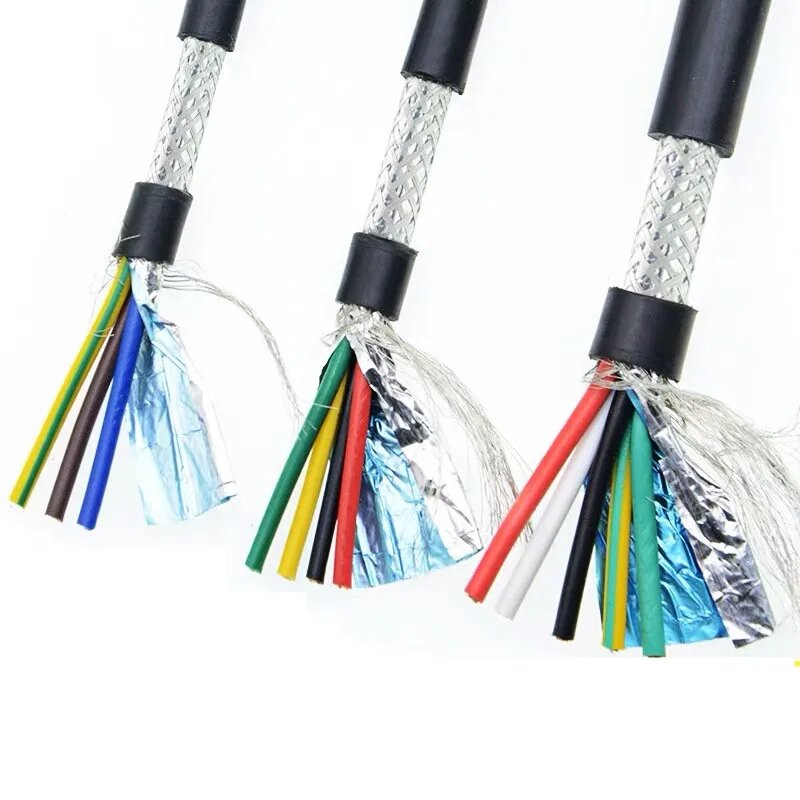 Кабель экранированный 22 AWG, 5 жил, 1 метр