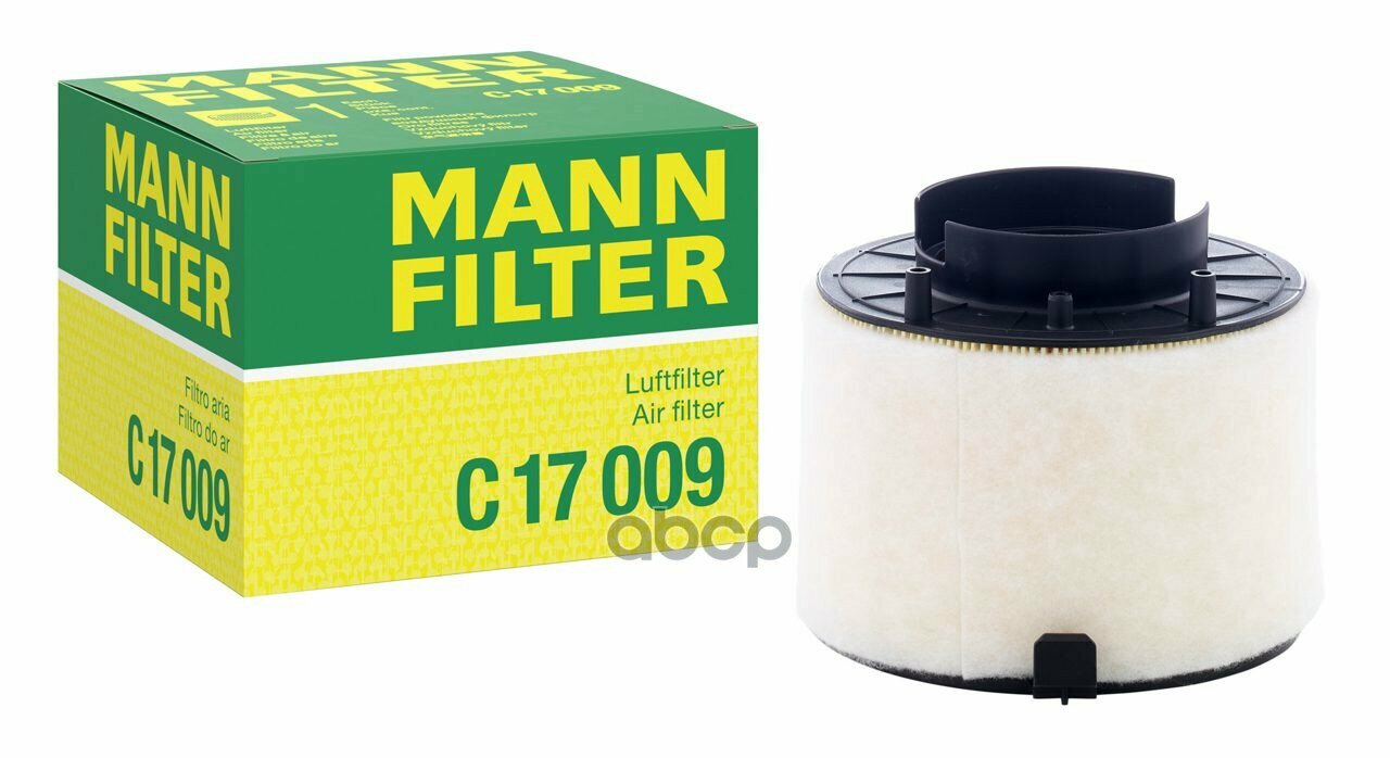 Фильтр воздушный AUDI A4/Q5 2.0D 08- MANN-FILTER арт. C17009