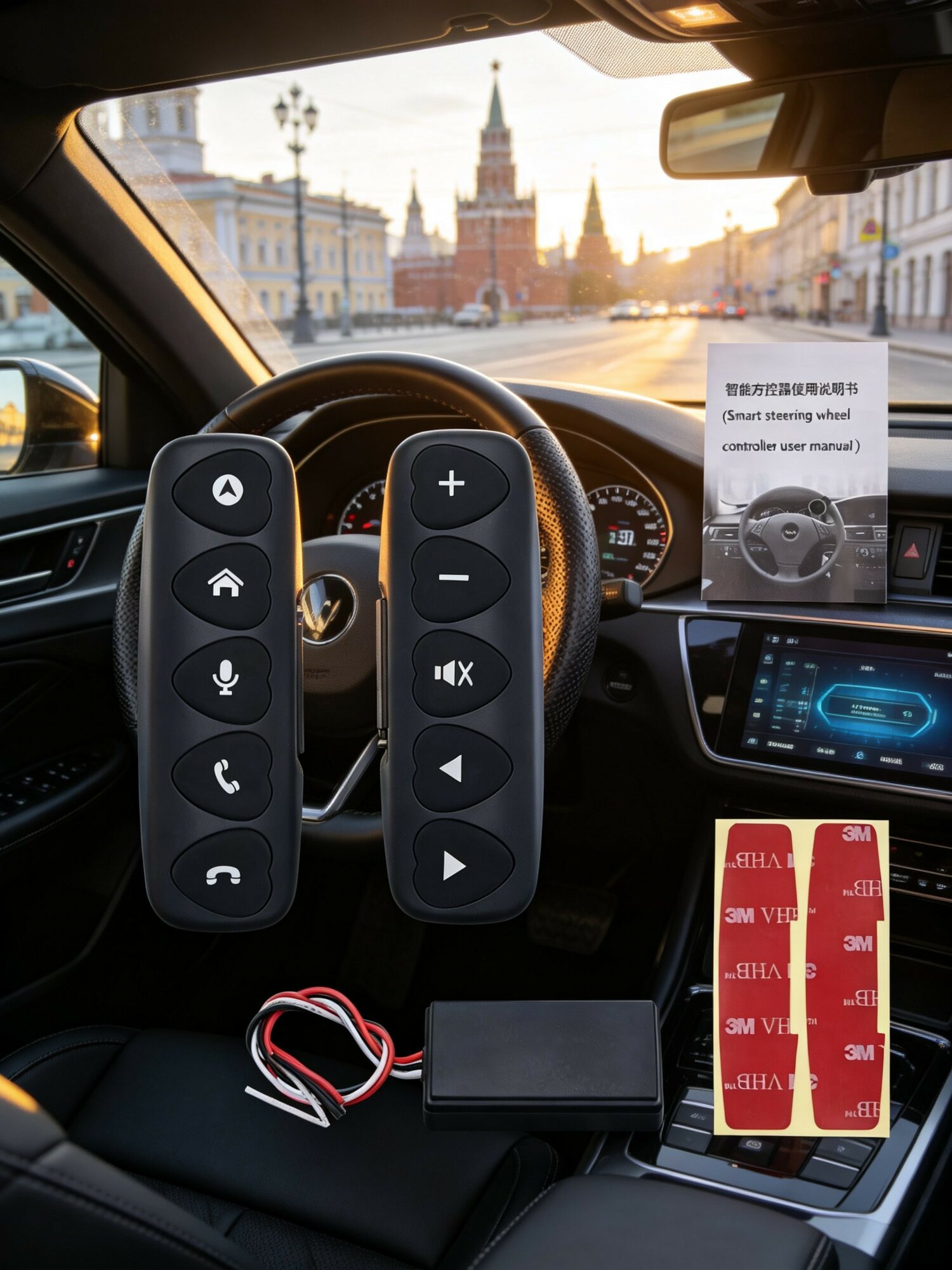 10 клавиш беспроводной пульт на руль, универсальный Bluetooth для Android автомобильного радио DVD GPS мультимедиа