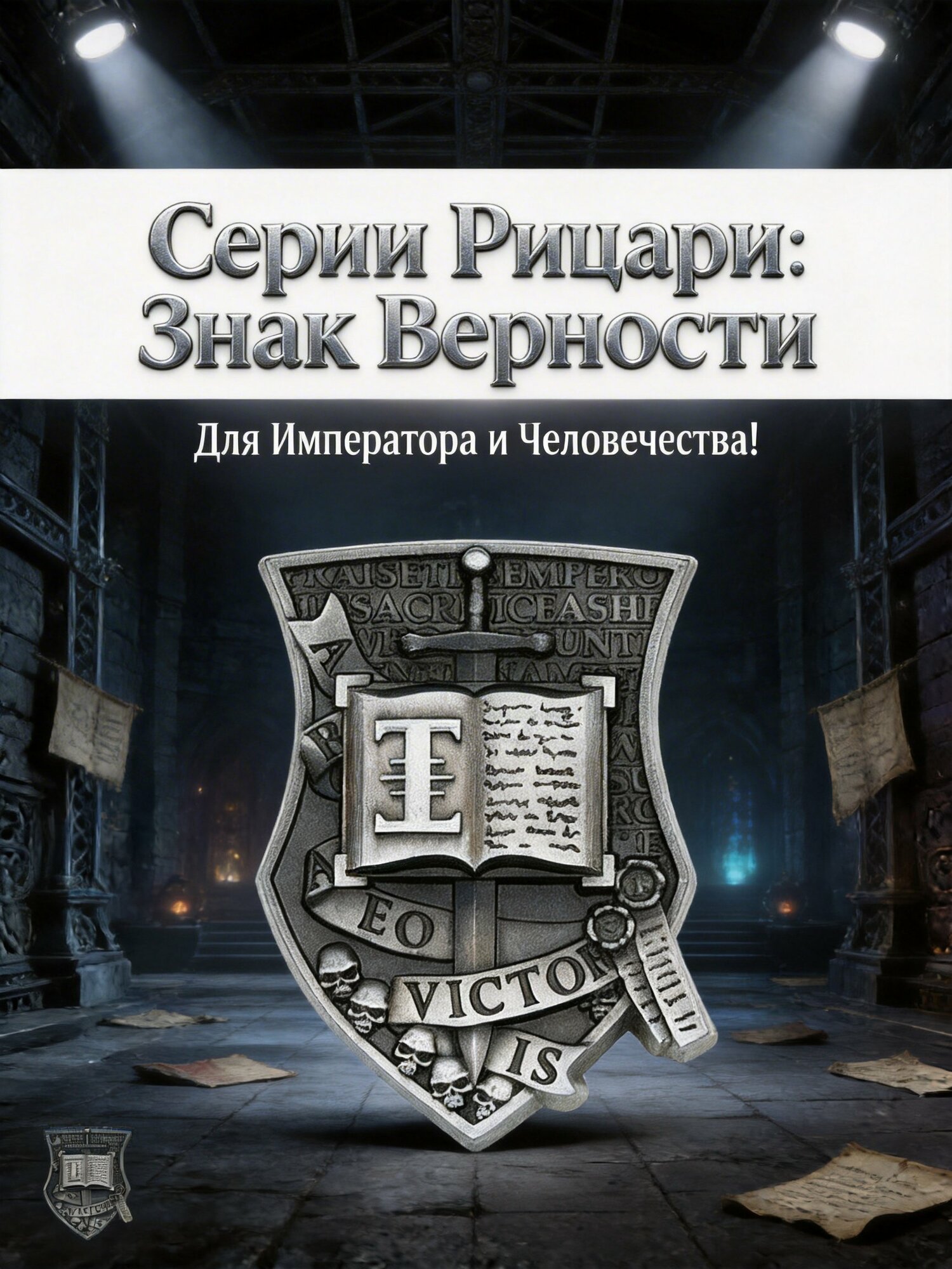 Warhammer 40k Серые рыцари, значок космодесантника, коллекционный пин для фанатов и коллекций как символ борьбы с Хаосом