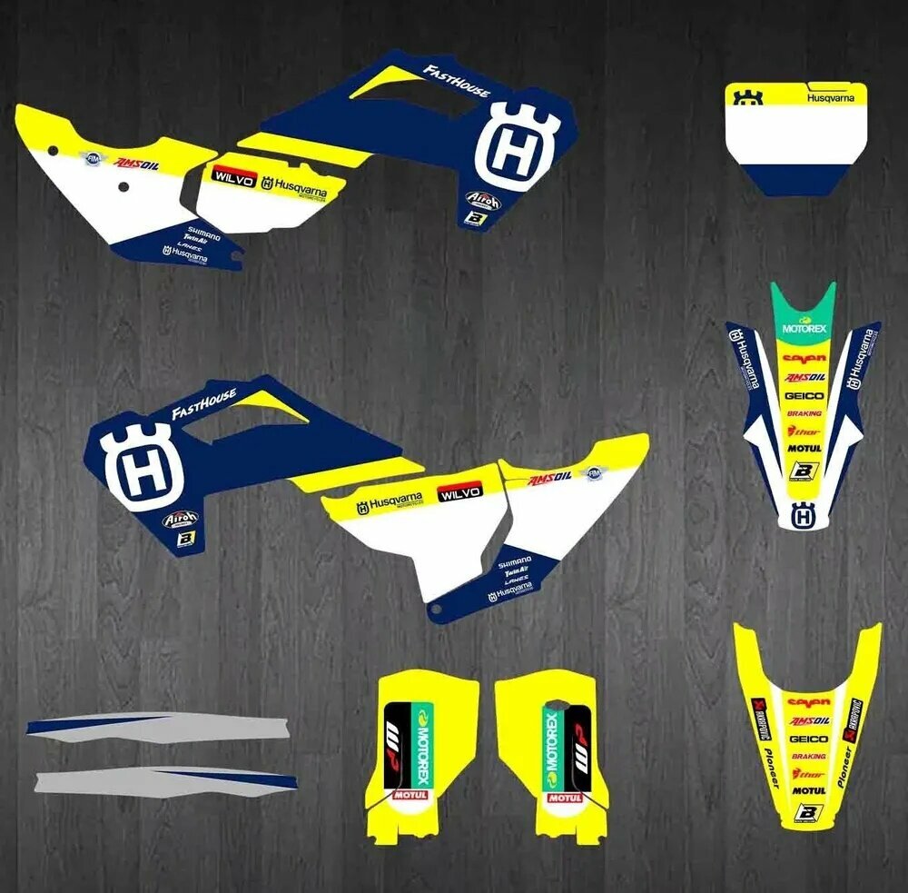 Применяется к Husqvarna 23-24 TX FX TC FC 2023 2024 Наклейка для мотоциклов