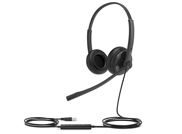 Проводная USB-гарнитура Yealink UH34 SE Dual UC, HD звук, USB