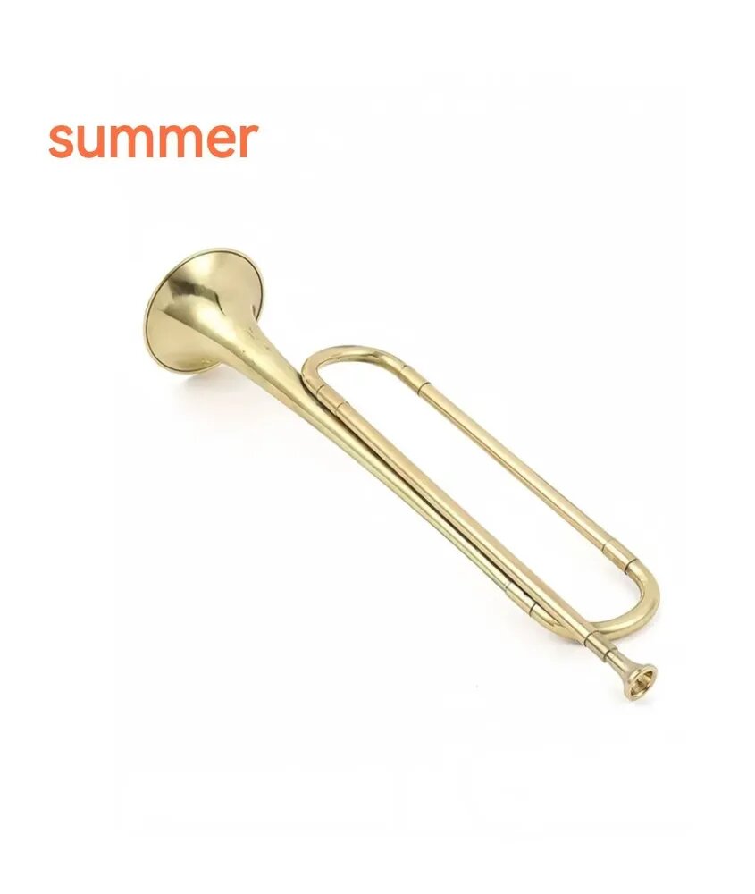 Горн музыкальный латунный Trumpet Си-бемоль