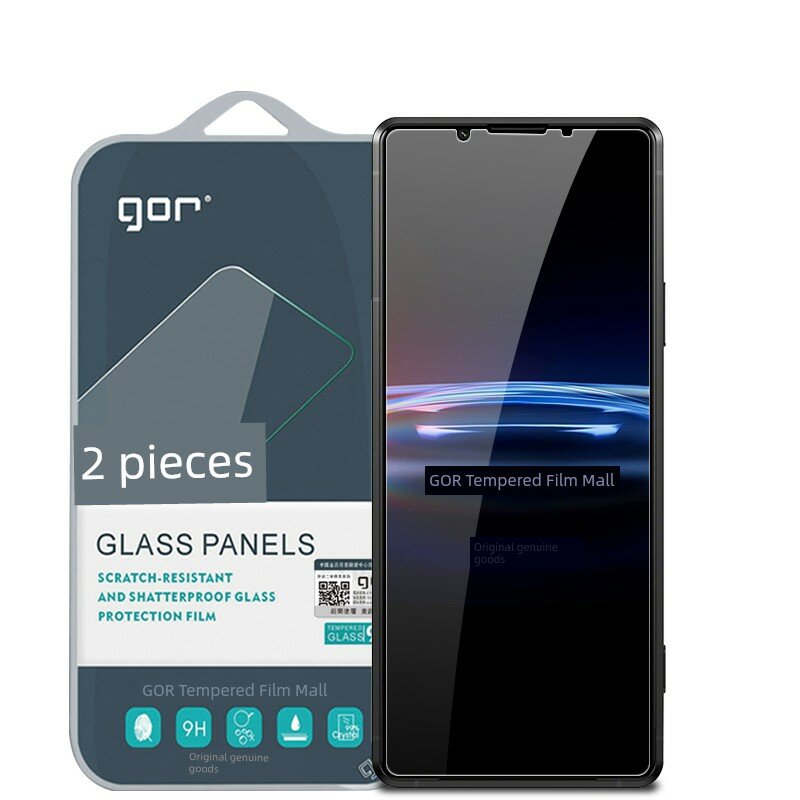 Защитное стекло для Sony Xperia Pro I с кромкой Corning 0.3, 2 шт, противопылевое
