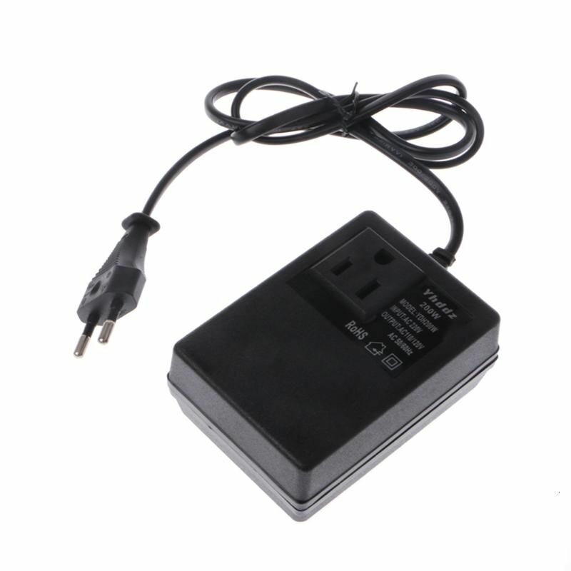 200W понижающий трансформатор 220V на 110V