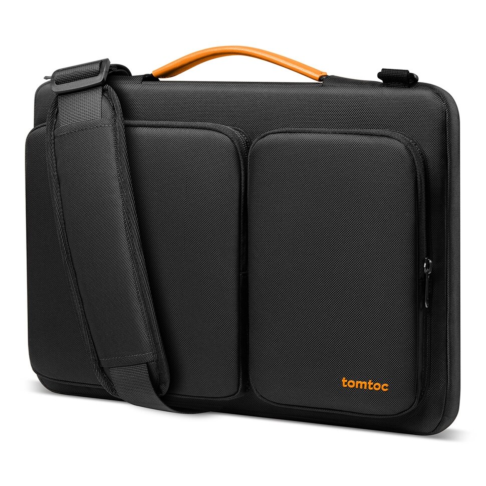 Tomtoc сумка для ноутбука 16" (Win) через плечо, Defender-A42 Laptop Shoulder Briefcase, черная
