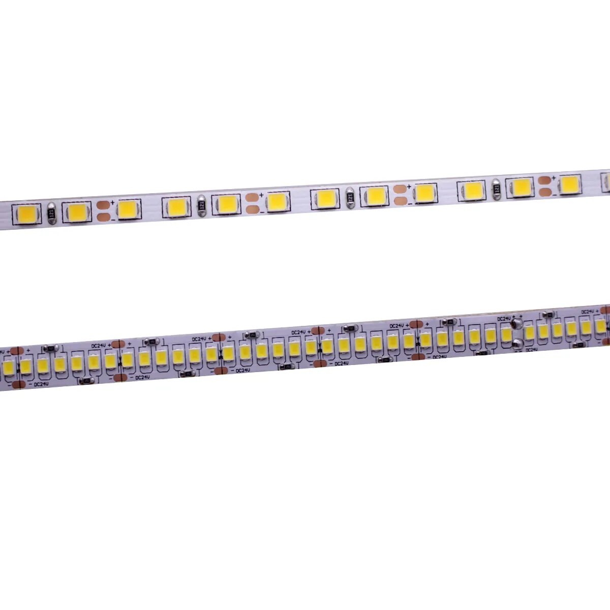 Светодиодная лента Taslauk 2835 120/240 LEDs/м 5м 12В/24В Натуральный белый, 5Meters 1200LEDs, 24V