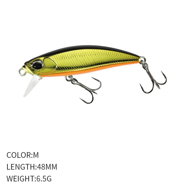 Приманка жесткая Pesca Isca, 6.5 г, 48 мм, Желтый, M