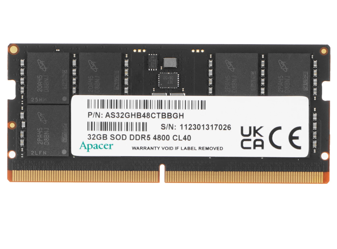 Оперативная память Apacer FS.32G2A. PTH DDR5 - 1x 32ГБ 4800МГц