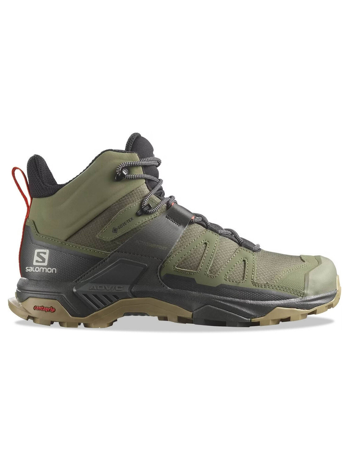 Ботинки X Ultra 4 MID GTX 2025 (Deep Lichen Green / Peat / Kelp 7)