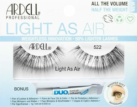 Накладные ресницы Ardell Light As Air тип 522, черные