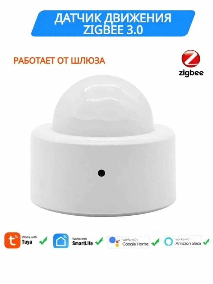 Умный датчик движения Zigbee Tuya для умного дома, работает с Alexa Google Home