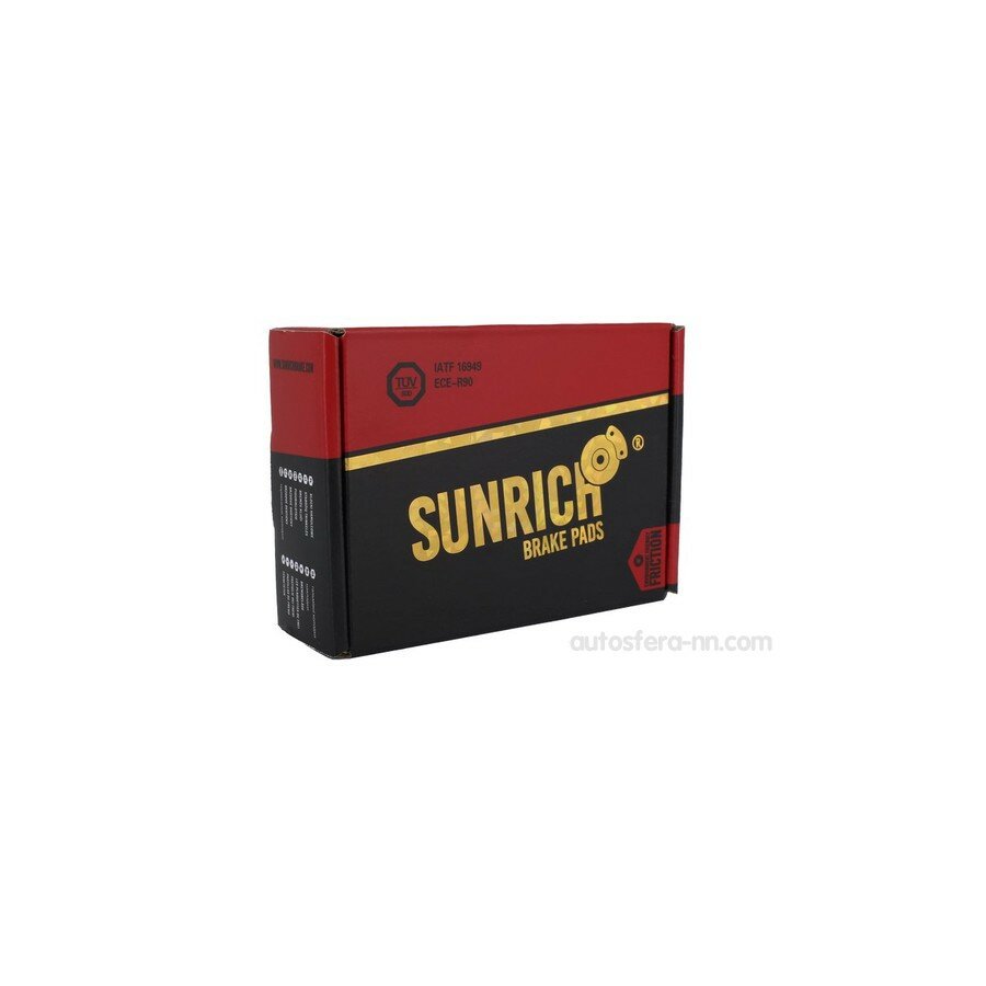 SUNRICH SR123101 Колодка тормозная зад Kia K5, Hyundai Sonata VIII 20 к-т 4шт (Sunrich)