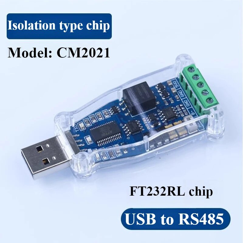 USB-RS485 адаптер CM2021 с FT232R чипом, изоляция