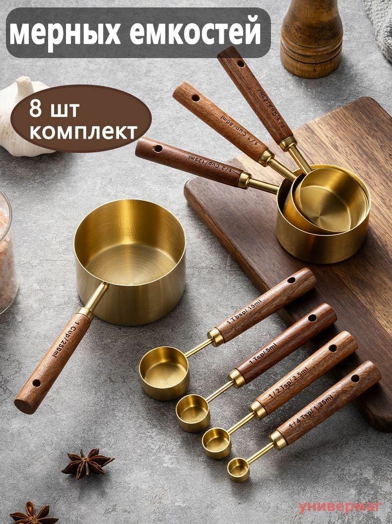 Емкость мерная, 2,5 мл, 5 мл, 15 мл, 60 мл, 80 мл, 125 мл, 250 мл, 8 шт