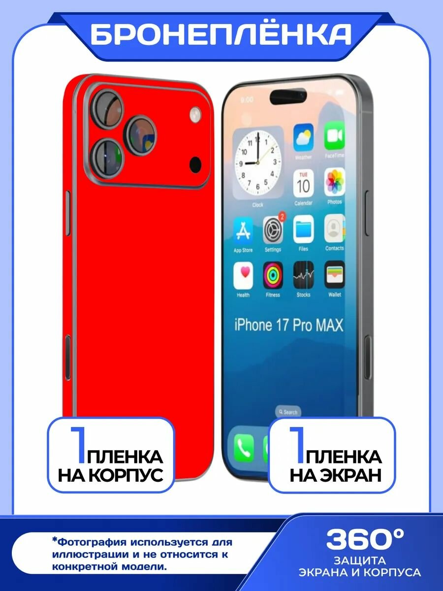 Пленка на экран и корпус для iPhone 17 Pro