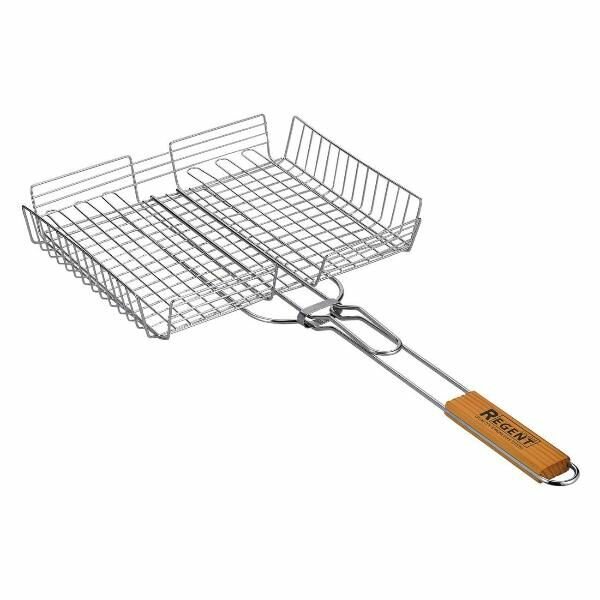Решетка-гриль 32х23х5.5см REGENT inox PICNIC