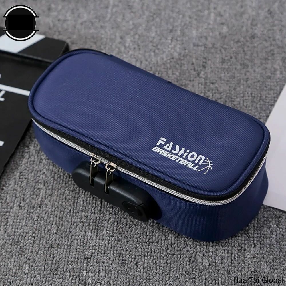 Пенал с кодовым замком (темно-синий)