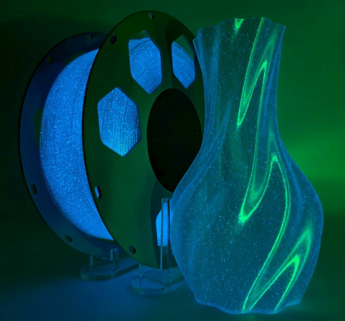 Эксклюзивные светящиеся многоцветные расходные материалы для PETG3d-печати толщиной 1,75 мм и весом 1 кг доступны в различных цветах