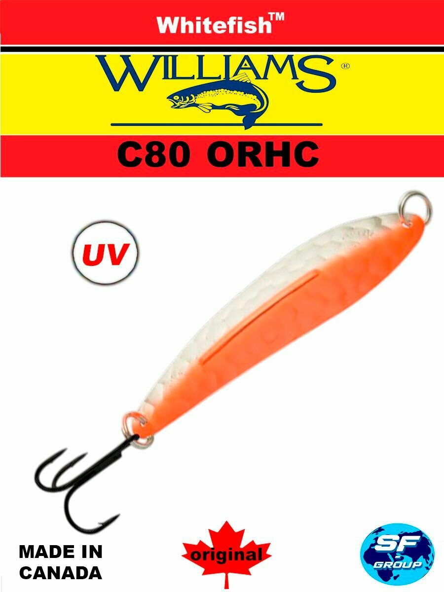 Блесна Williams Whitefish C80 ORHC