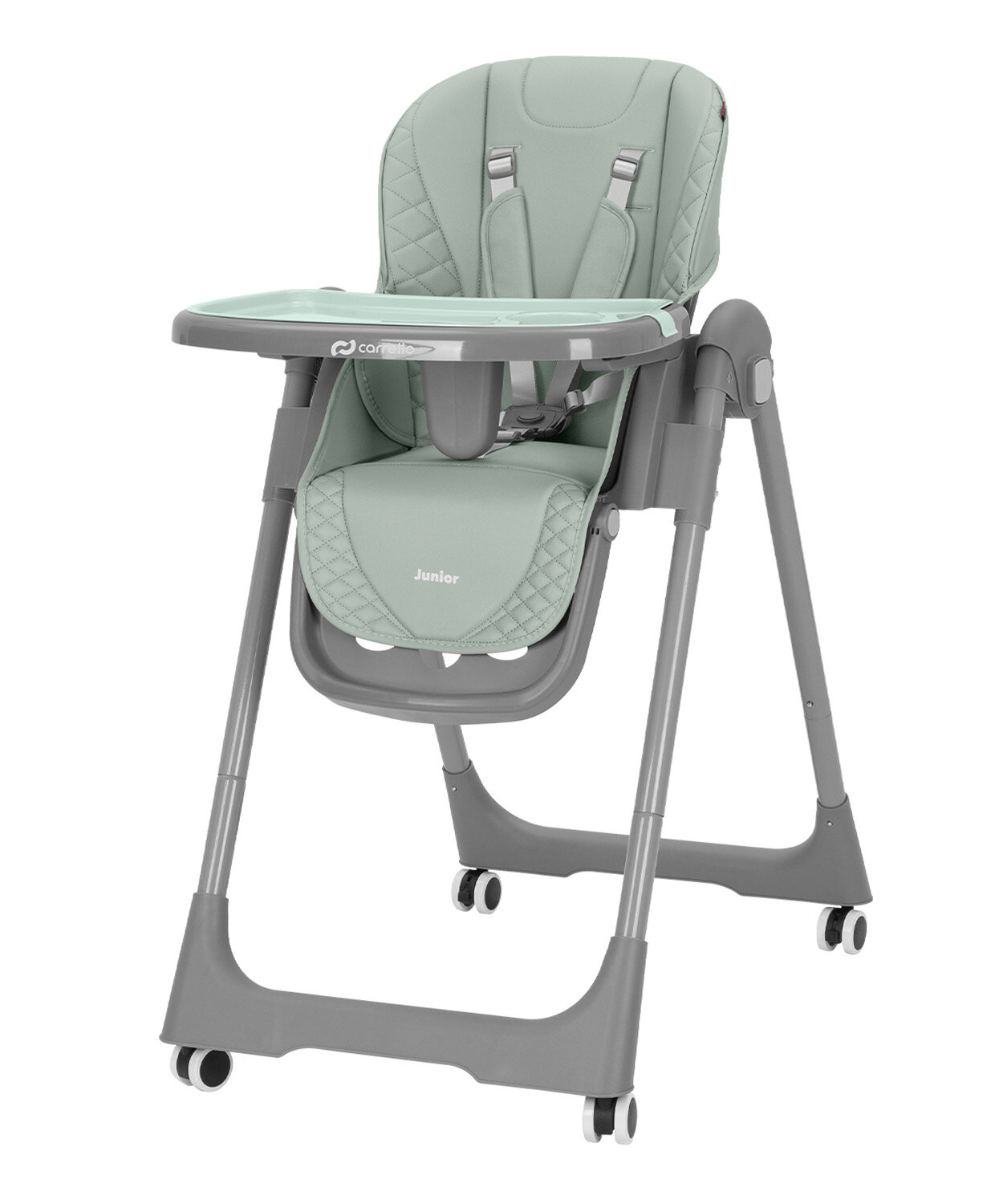 Стульчик для кормления Carrello Junior CRL-1412 Dark Green, складной, для детей 1-3 лет