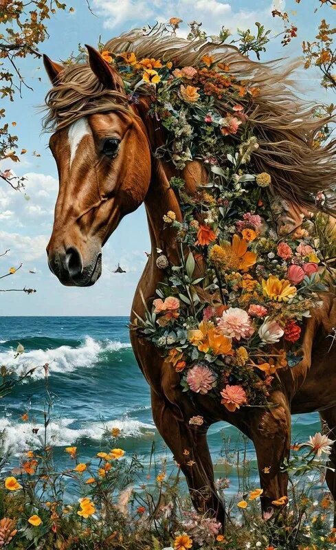 Деревянные пазлы 1000 элементов, подарочная упаковка,50x75cm, Животное лошадь, подарочный набор для взрослых, продвинутый уровень сборки 5-10.