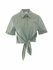 Рубашка LIU JO Tie-front cropped shirt, размер 38