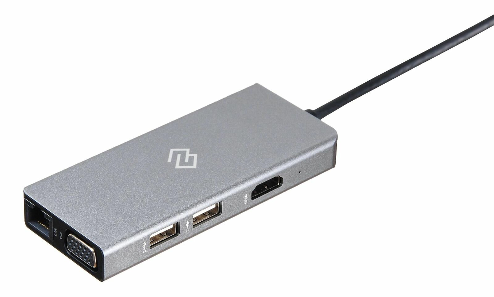 Стыковочная станция DIGMA 11 портов, HDMI, VGA, 2 USB 2.0, 2 USB 3.0, аудиовыход 3,5 мм, USB Type-C с PD, слоты для SD и microSD (DS-970UC_G)