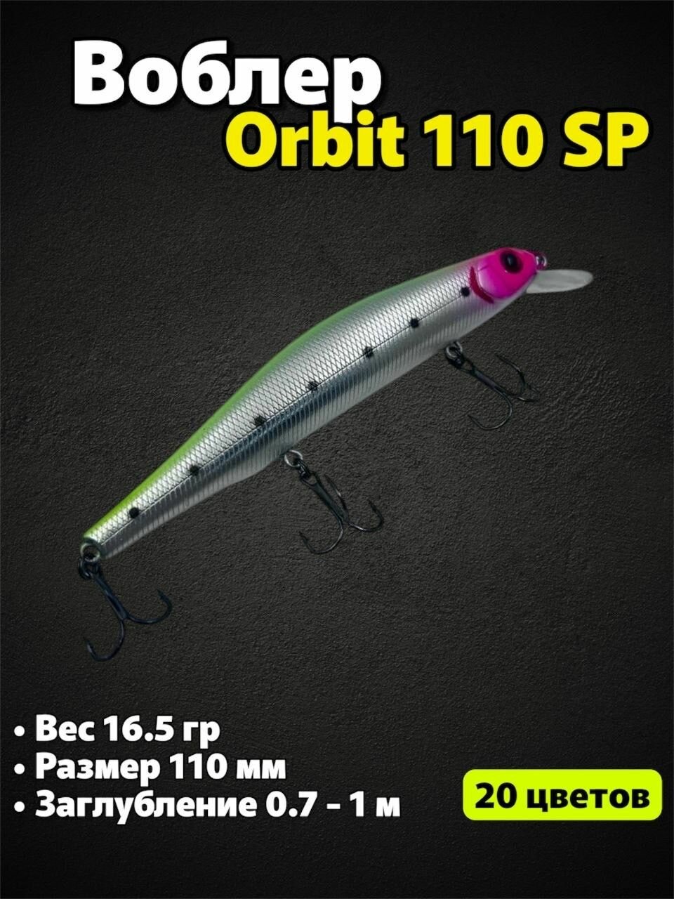 Воблер Zipbaits Orbit 110 SP 110mm/16.5g/0.8-1.0m # 20