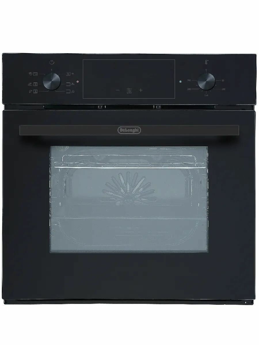 Духовой шкаф электрический DeLonghi DEO 625 NB AMALIA, 65 л, 2400 Вт, 6 режимов, таймер, гриль, конвекция, черный