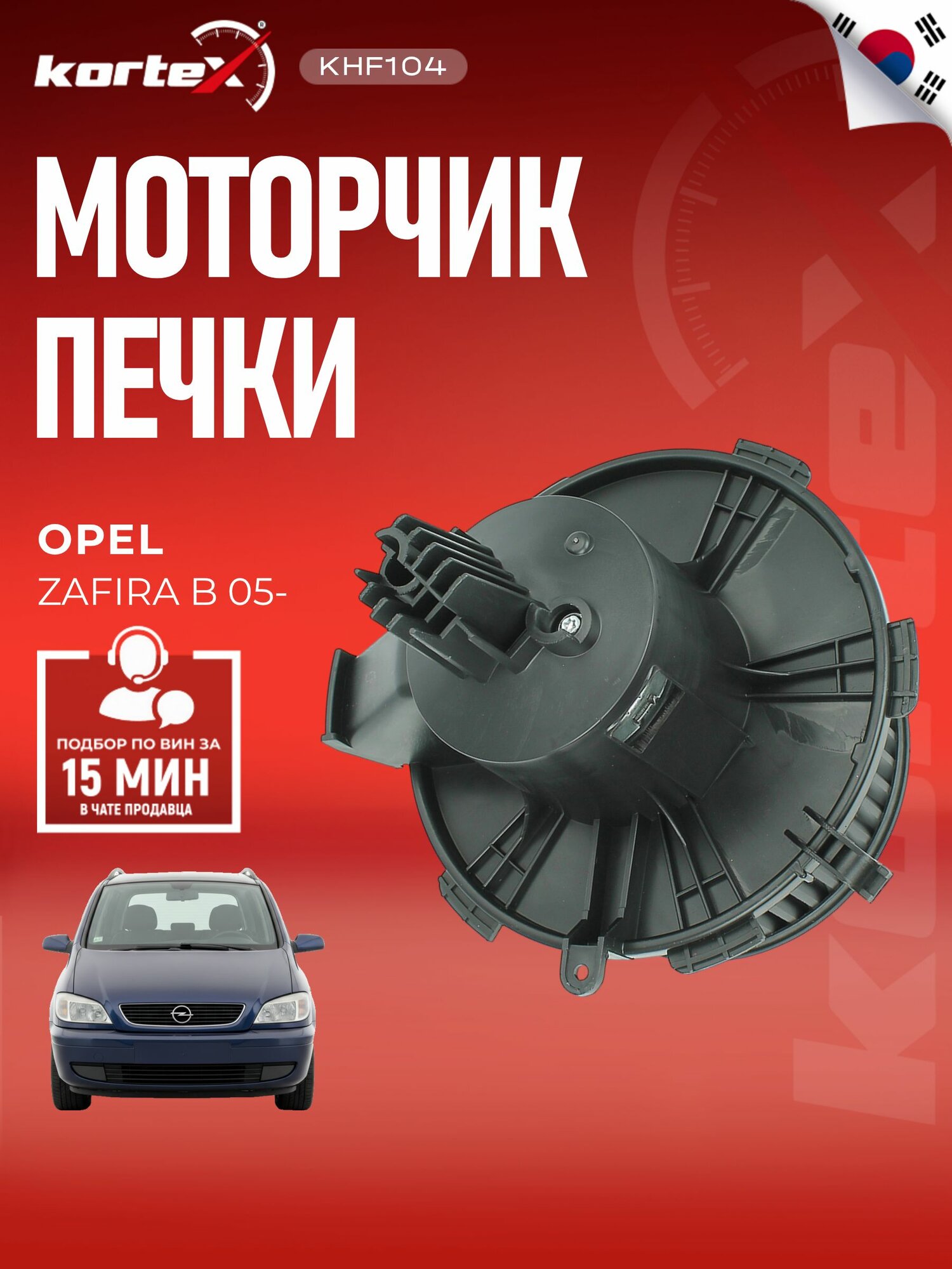 Мотор (вентилятор) отопителя Опель Зафира RF1549, PFN419, MK8017