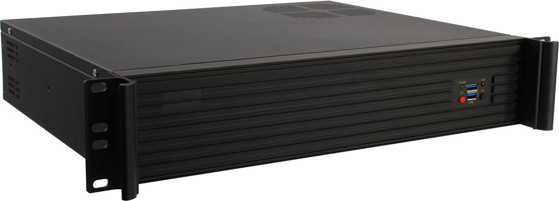 Корпус для сервера 2U в стойку 19" модель ML2U350ATX, без БП, ATX, 2*USB3.0, 88,8*430*350мм
