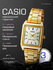 Наручные часы CASIO Collection, золотой