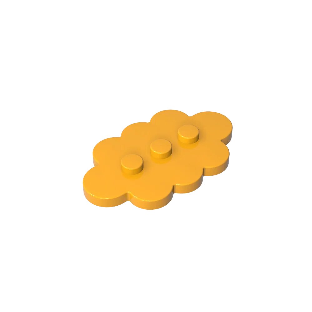 Gobricks пластиковые блоки Желтые, Цвет: 036