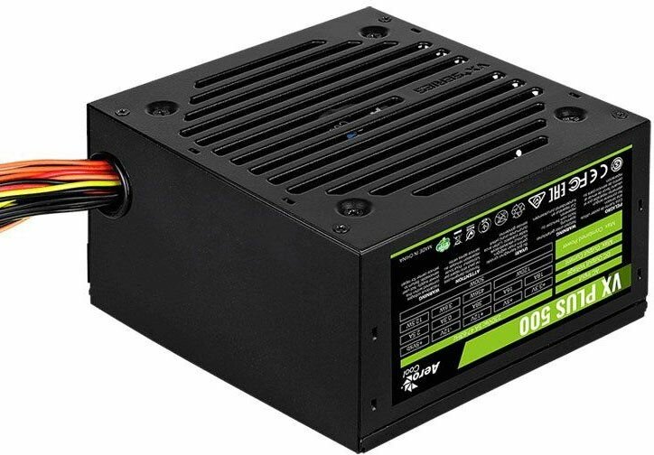 Блок питания компьютера 500Вт Aerocool VX-500 PLUS