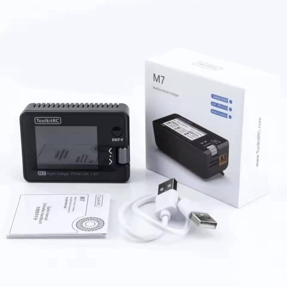ToolkitRC M7 зарядное устройство для аккумуляторов 1-6S