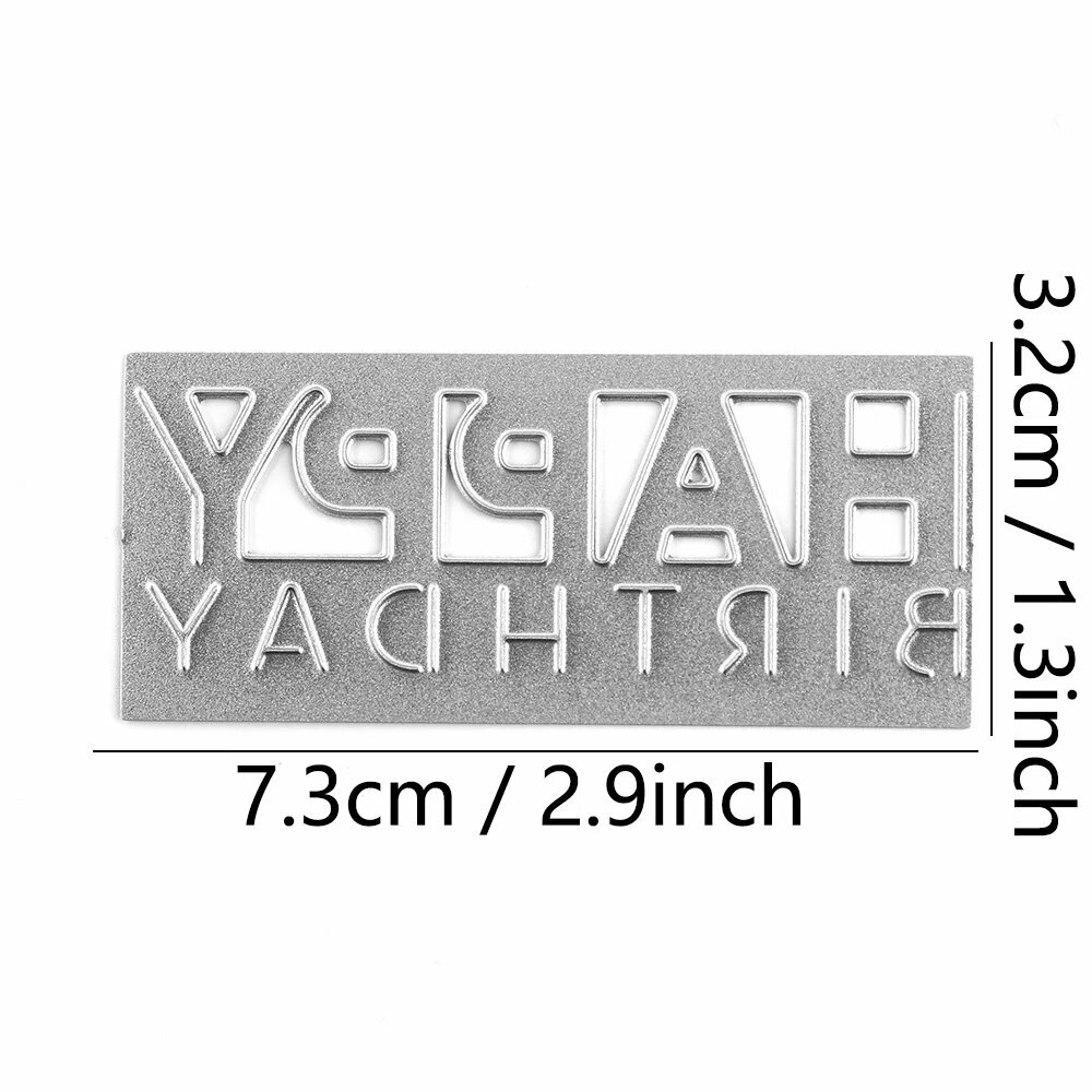 Металлический штамп H7165 "Yachting" для скрапбукинга
