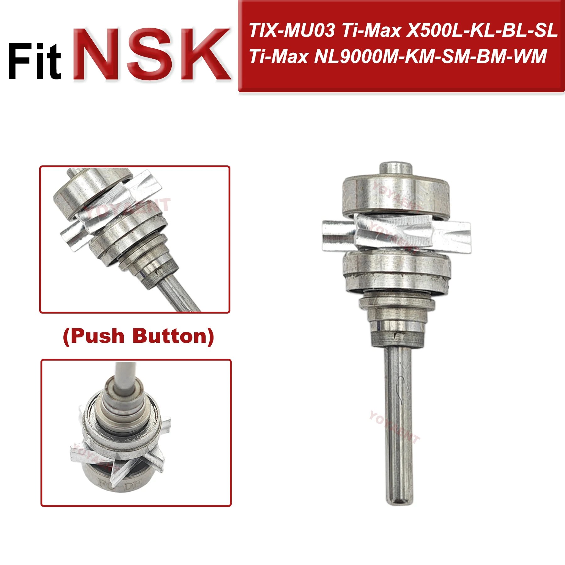 Турбинный ротор YOYADENT для NSK, XN-15, 1PC