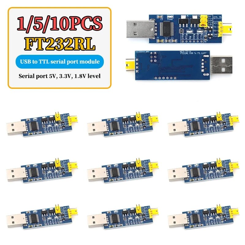 Модуль USB-TTL FT232RL, Цвет: 1Pcs