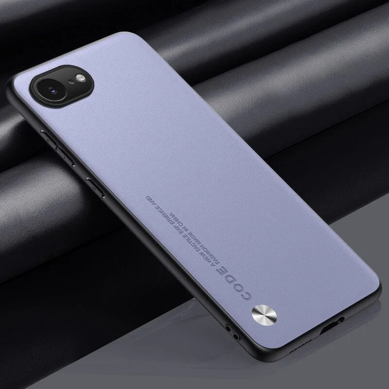 Чехол iPhone 17E светло-фиолетовый, серый