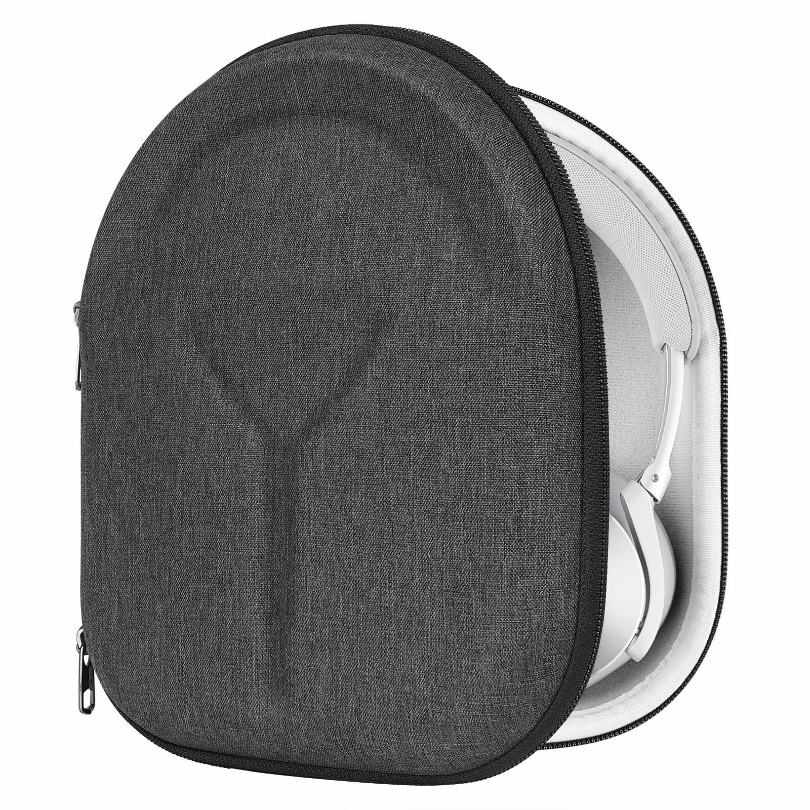 Чехол для наушников, совместимый с чехлом Bang & Olufsen Beoplay H9i H95 H9 H8 H8i, сменная дорожная сумка с твердым корпусом и отделением для кабеля (темно-серый)