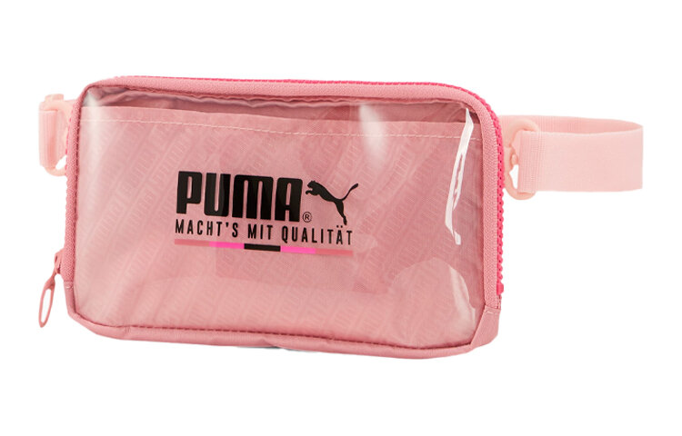 Сумка PUMA, фактура тиснение, розовый/фиолетовый